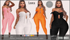 Second Life Marketplace - Dark Angel : Leora Jumpsuits - Fatpack Legacy, Maitreya, Belleza Freya ...